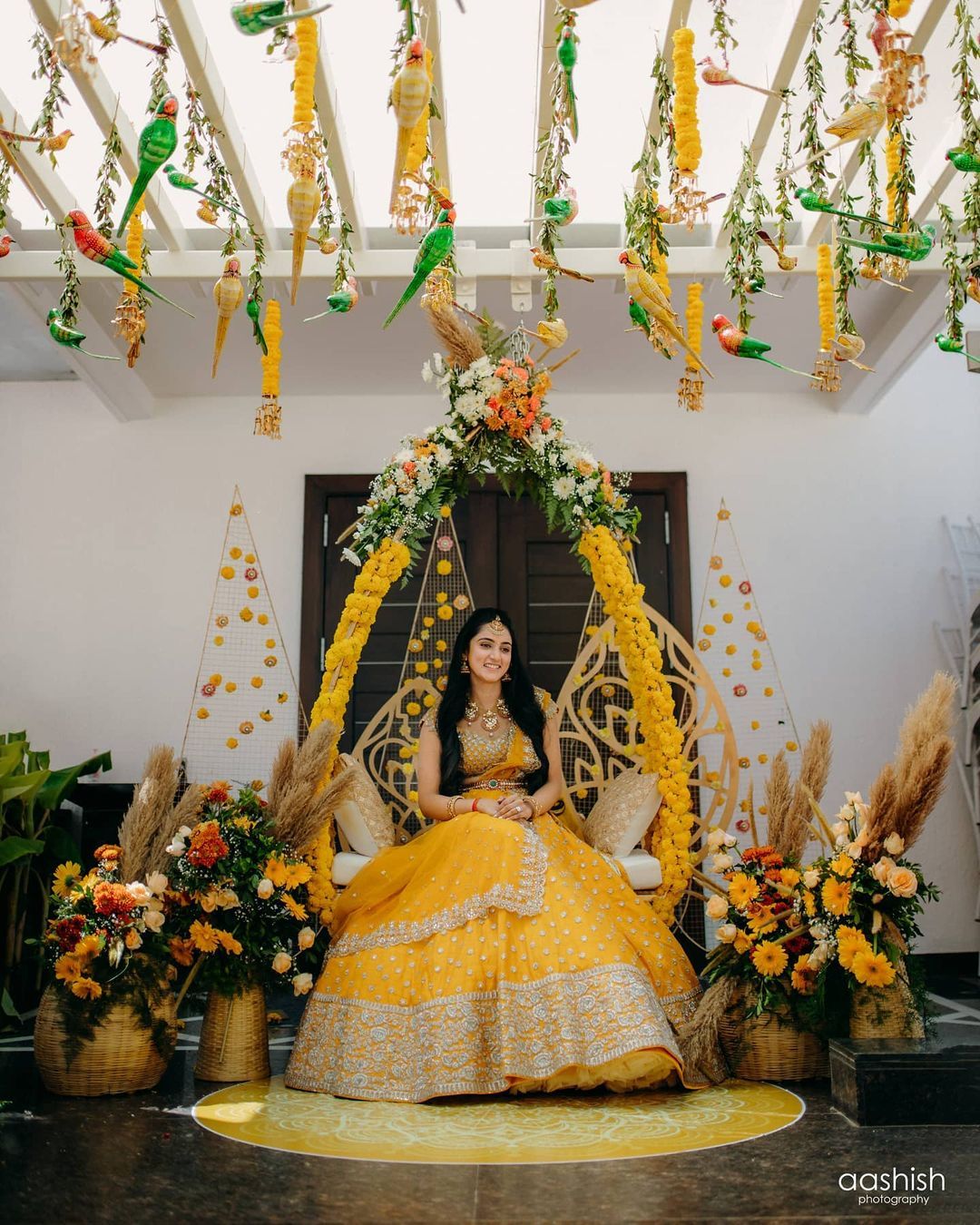 We’re Obsessed With These Sunshine-Themed Haldi Decor Ideas | WedMeGood