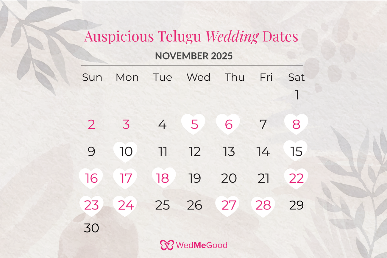 Auspicious Telugu Pelli Muhurtham Dates In 2025 | WedMeGood