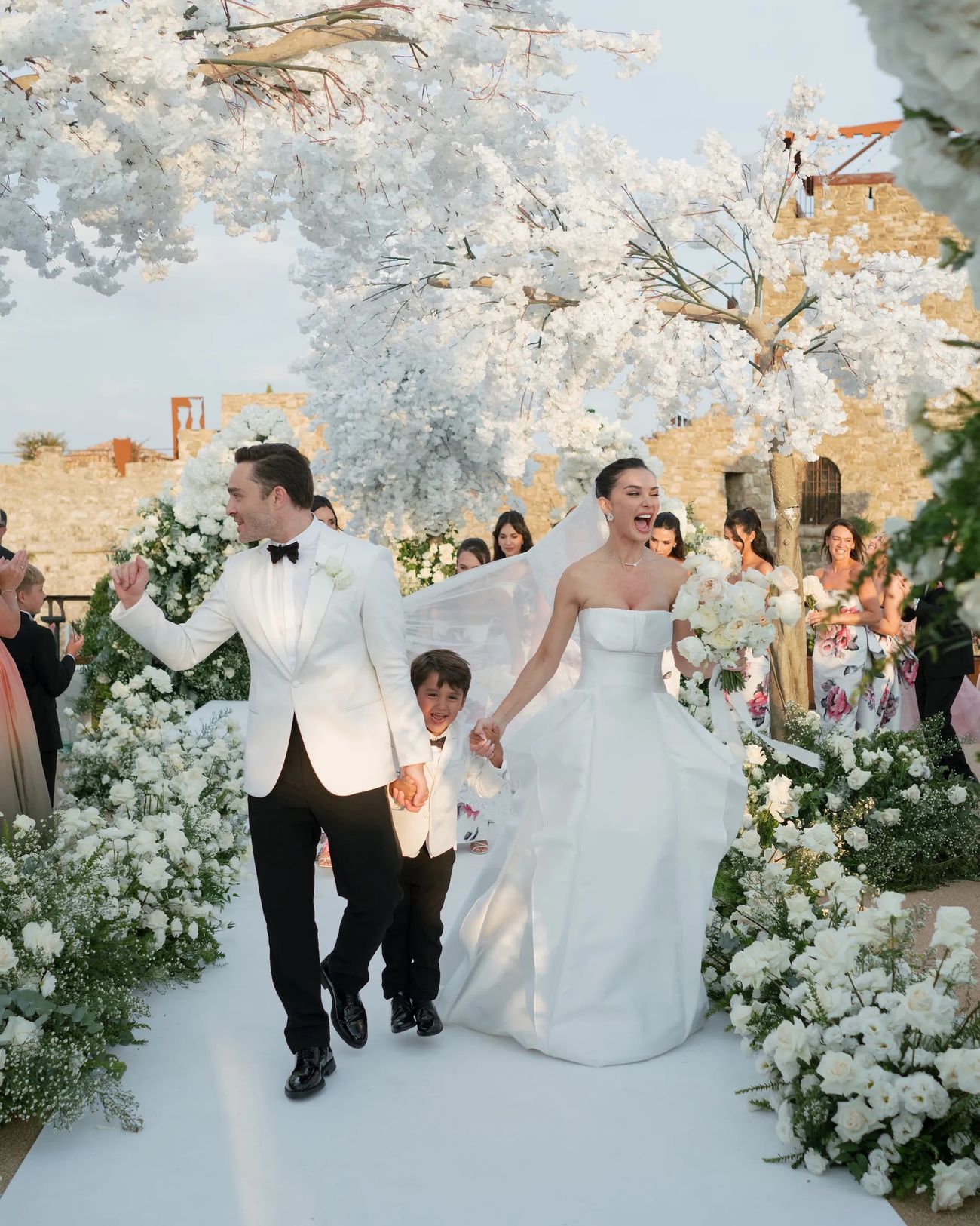 Amy Jackson & Ed Westwick's Italian Wedding Looks Right Out Of A ...