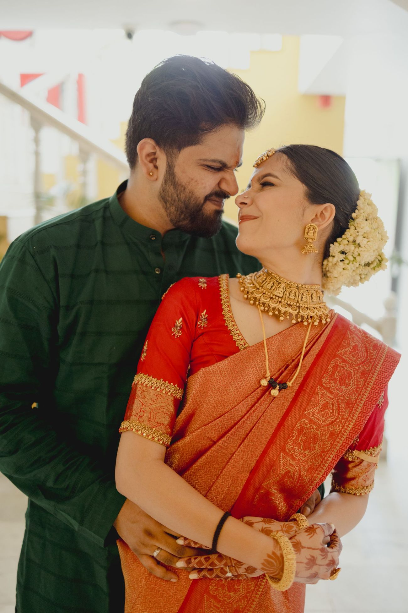 Simple South Indian Wedding In Delhi With A Minimally Beautiful Bride ...