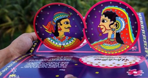 20+ Pretty Indian Invitation Cards We've Seen In 2017! | WedMeGood