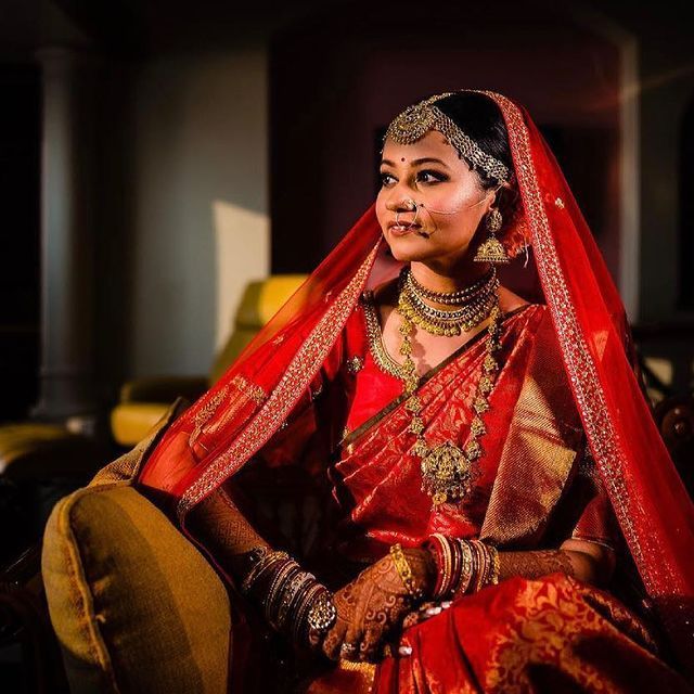 Makeup Tips For Red Saree | Saubhaya Makeup