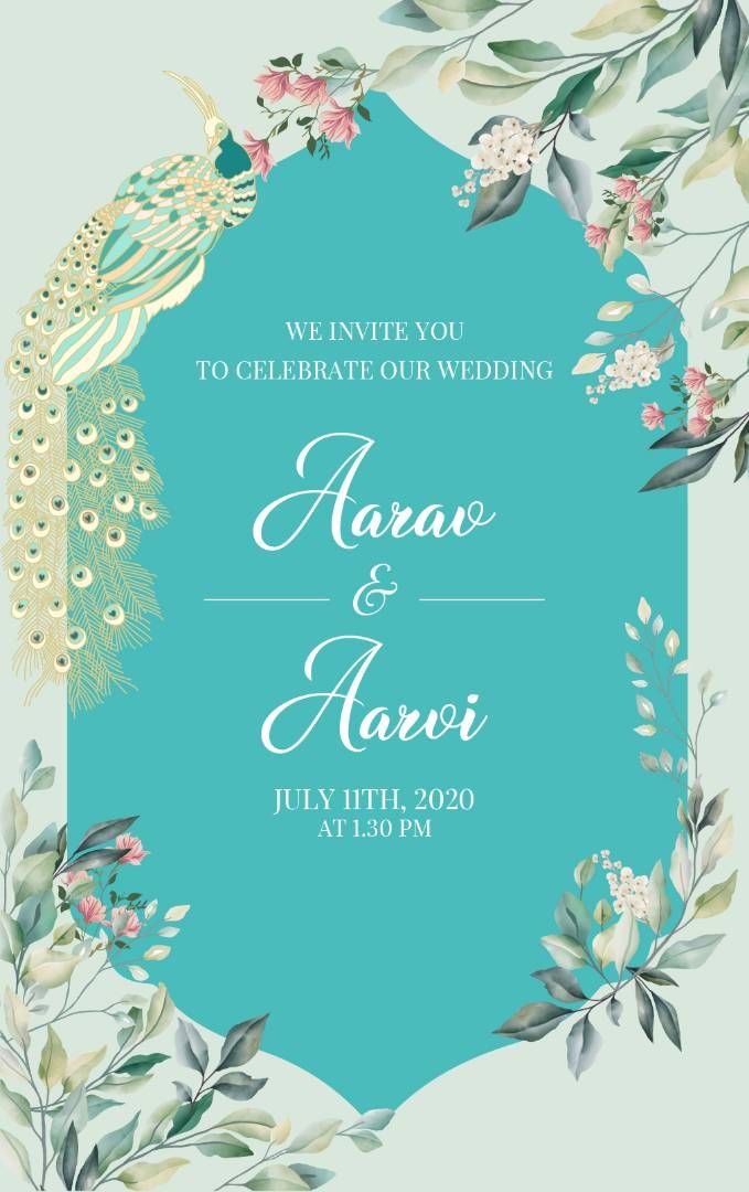 Online Editable E Invite For Wedding To Send Digital Wedding Invites ...