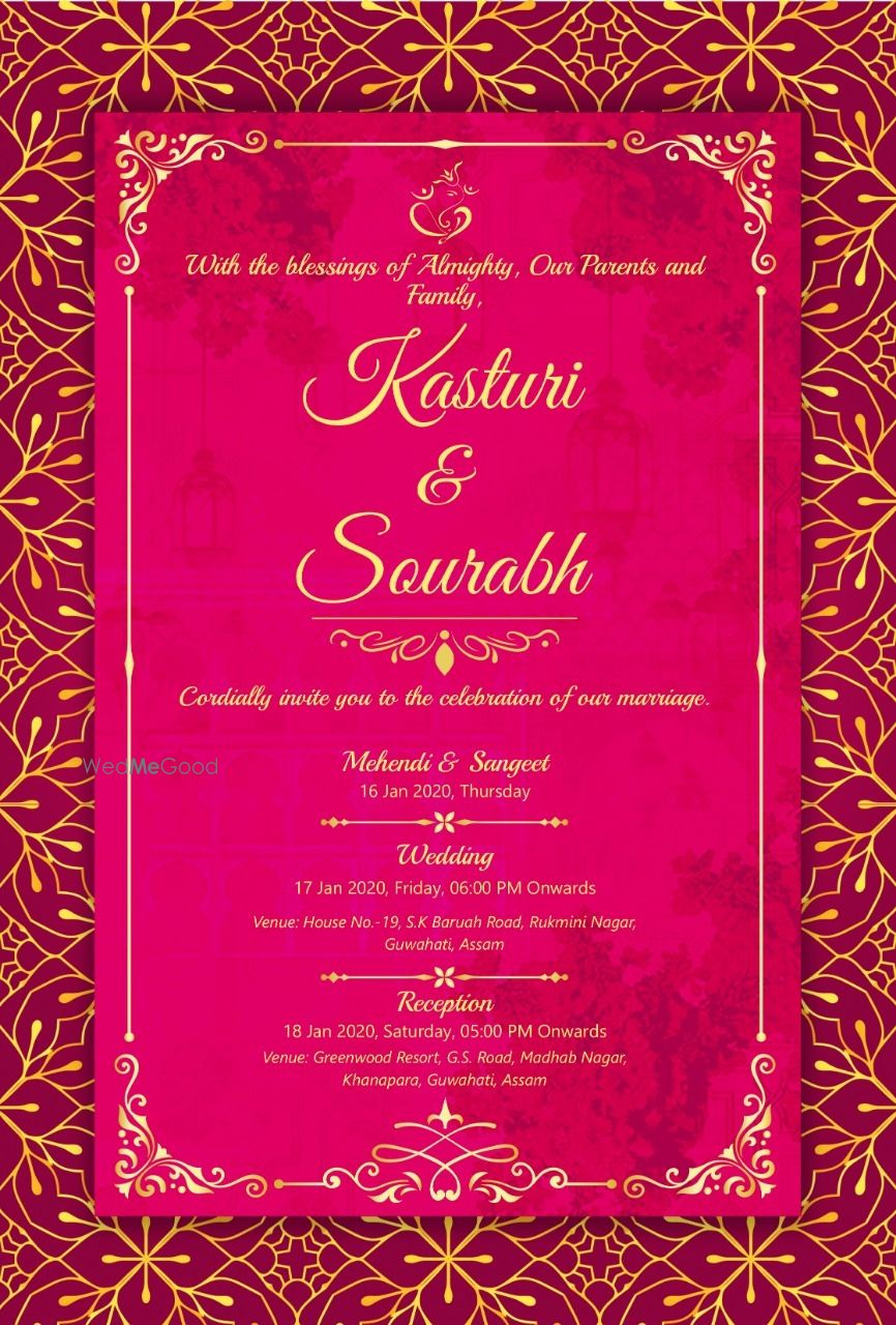 Simple Assamese Wedding Card Death Ceremony Invitation Template Free Simple Assamese Wedding Card Death Ceremony Invitation Template Free