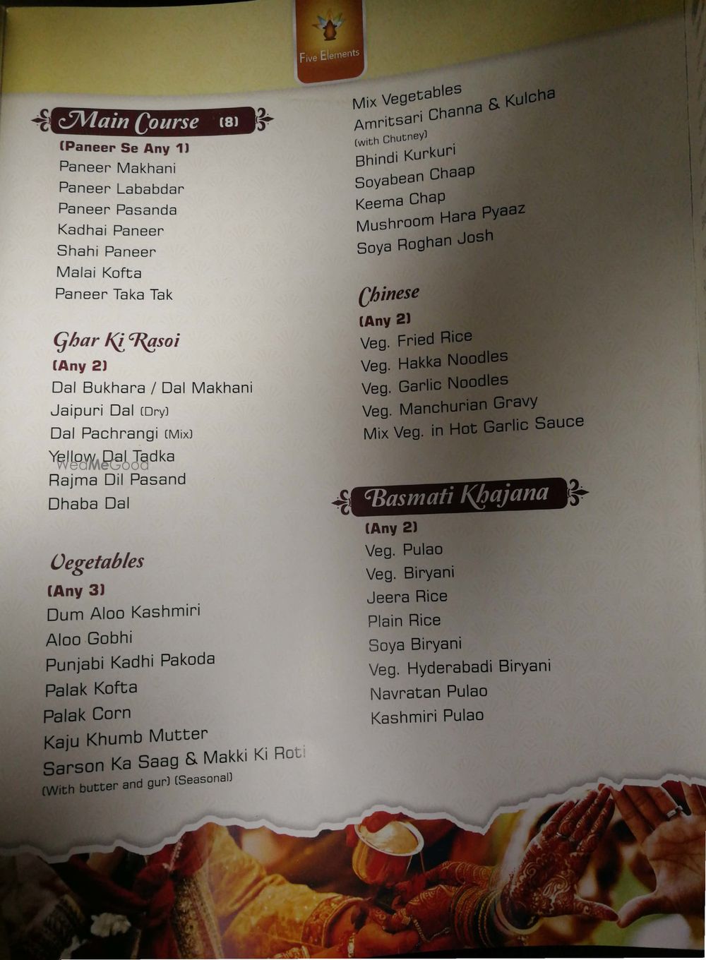 Photo From Silver Veg Menu - By Five Elements By SANDOZ