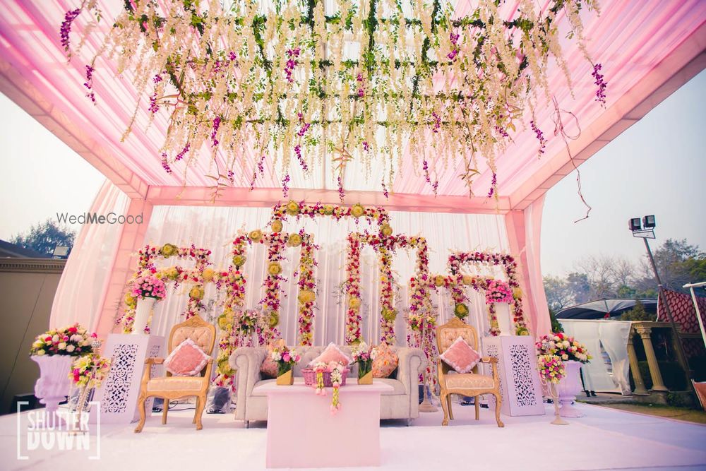 Photo of fairytale stage decor