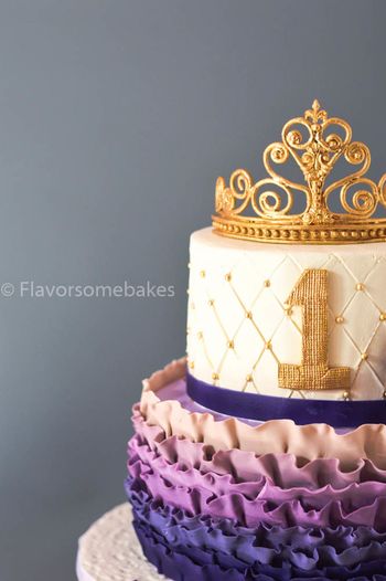 Photo of two layer cakes