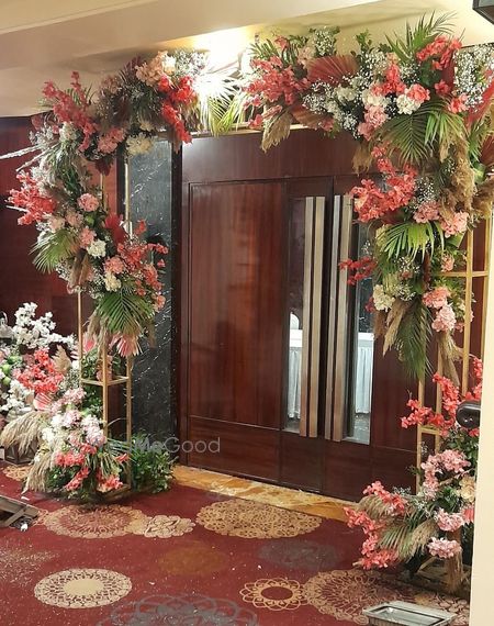 Photo of Pretty decor elements with gold accents