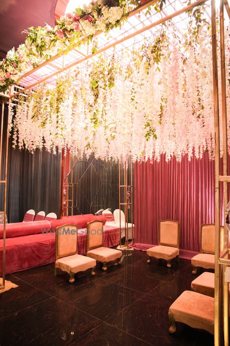 Photo of A bright and colorful decor for haldi function