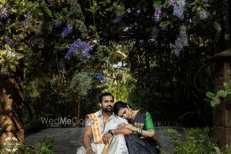 Photo of Tree decor with genda phool strings.