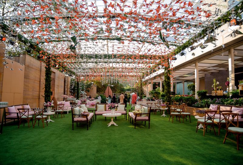Photo of Ceiling decor with origami