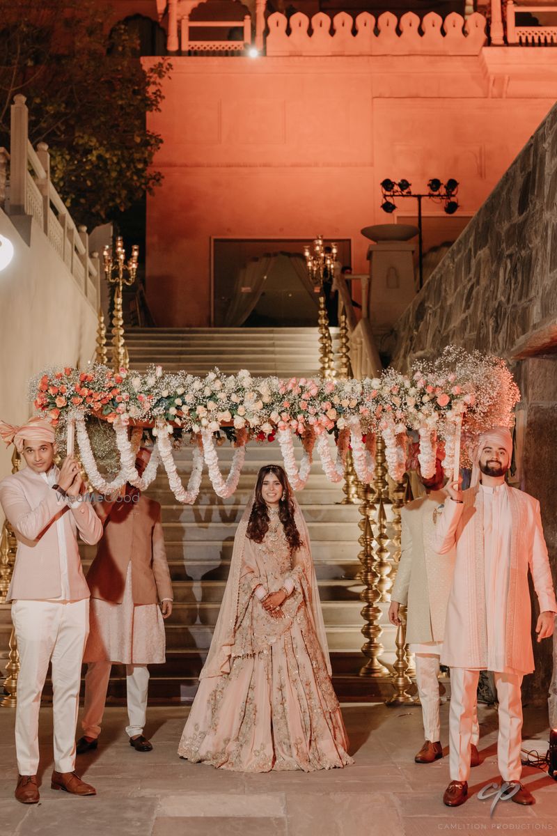 Photo of grand bridal entry