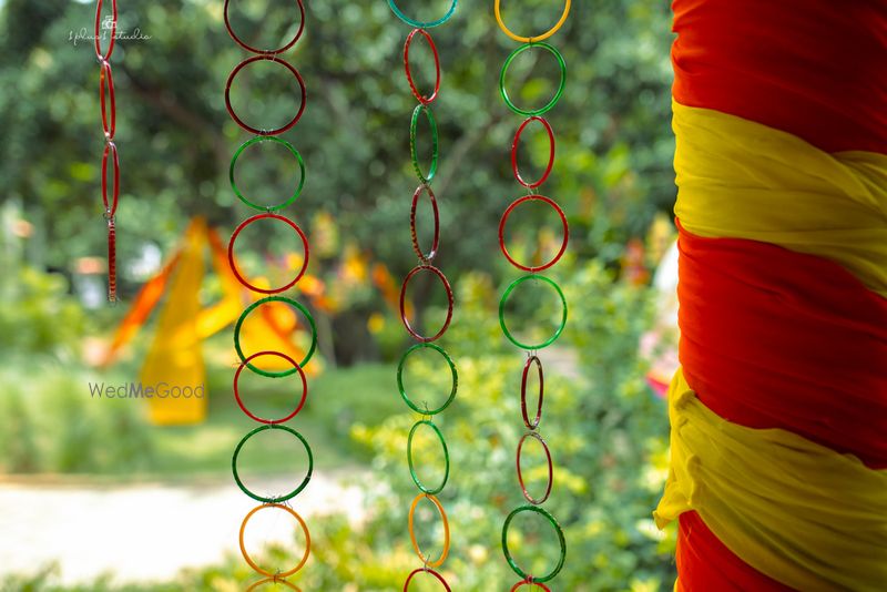 Photo of Hanging Bangles as Decor for Mehendi