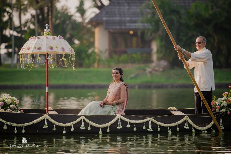 Photo of Bridal entry idea on boat in Kerala