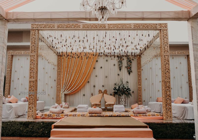 Photo of Gorgeous floral mandap