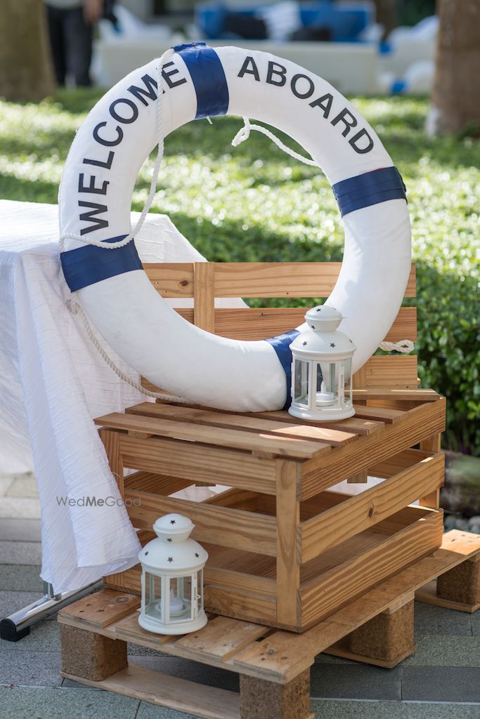 Photo of Nautical theme decor for entrance