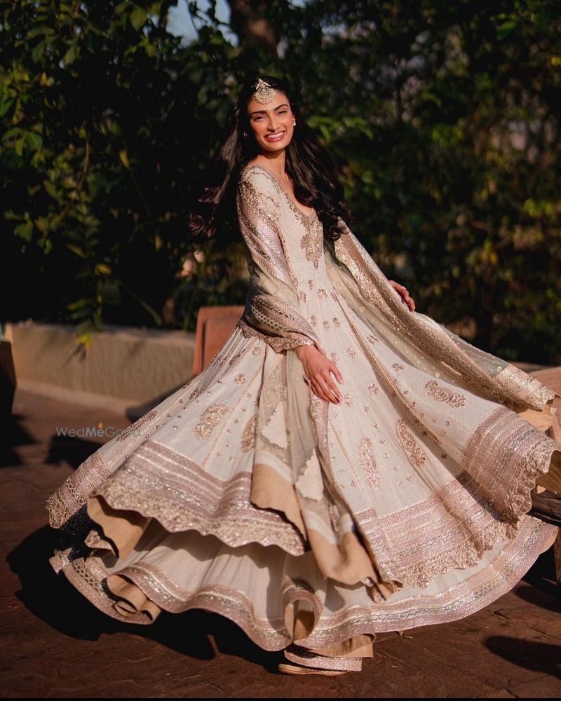 Photo of Athiya Shetty's Haldi Outfit