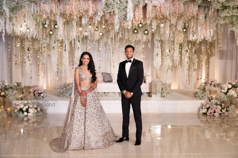 Photo of Elegant stage decor idea for reception