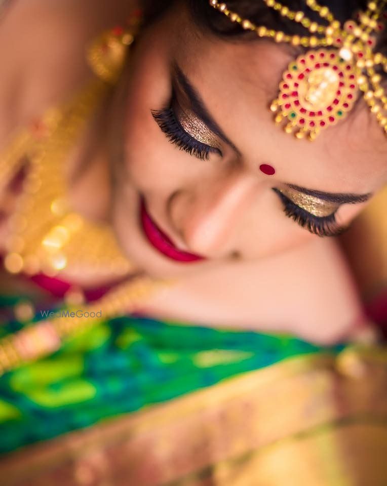 Photo Of South Indian Bridal Eye Makeup Look