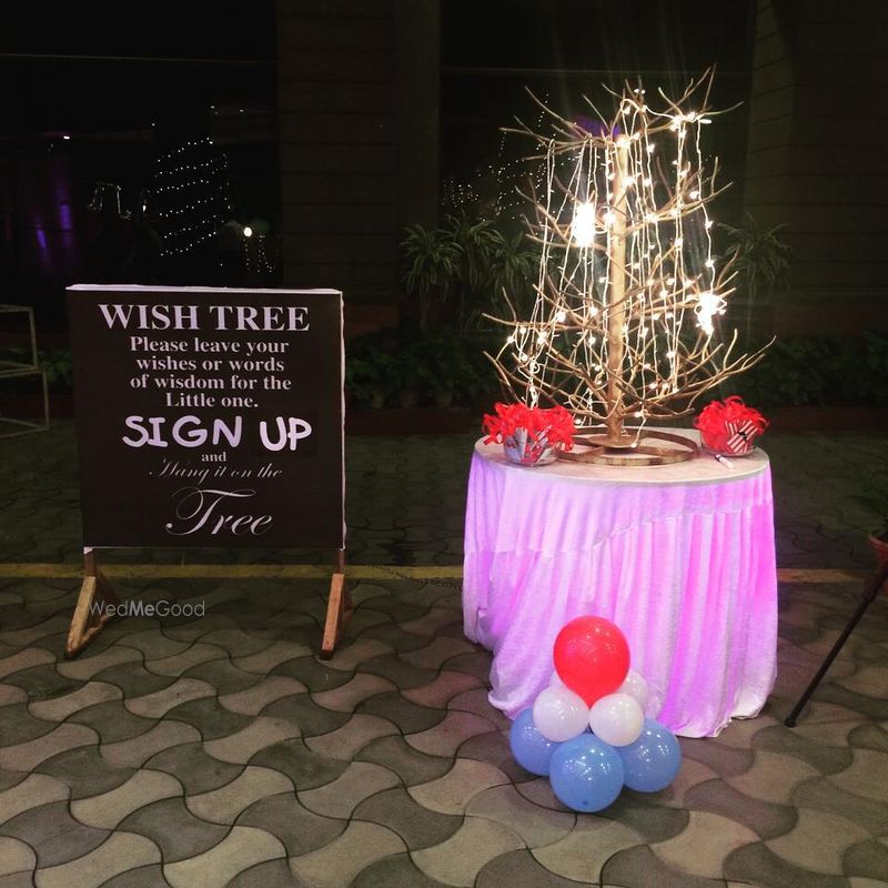 Photo of wish book for the couple setup