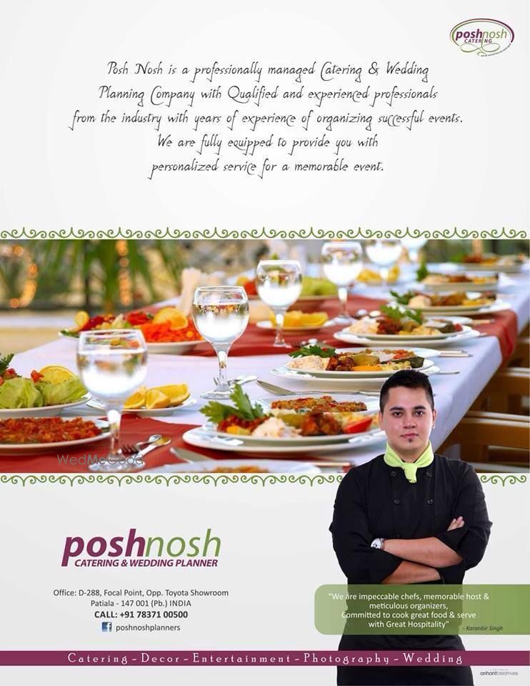 Posh Nosh Catering - Patiala | Price, Menu & Reviews