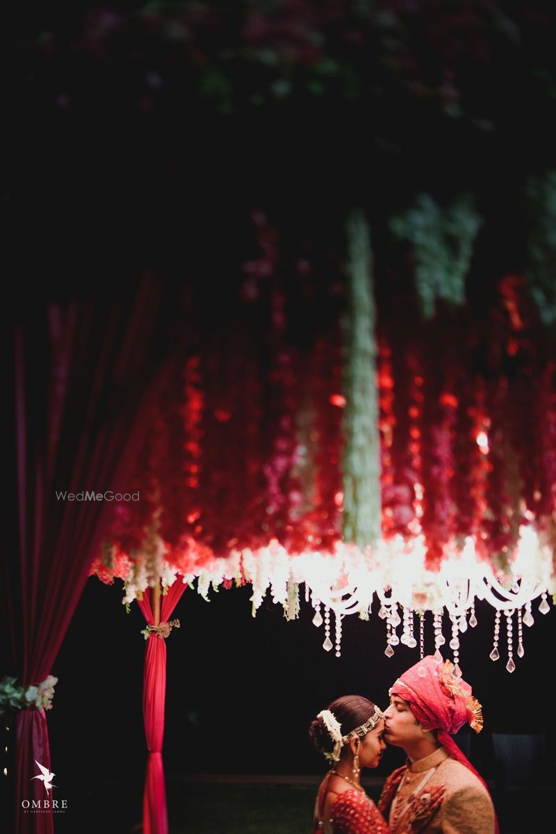 Photo of Beautiful couple portrait under lights