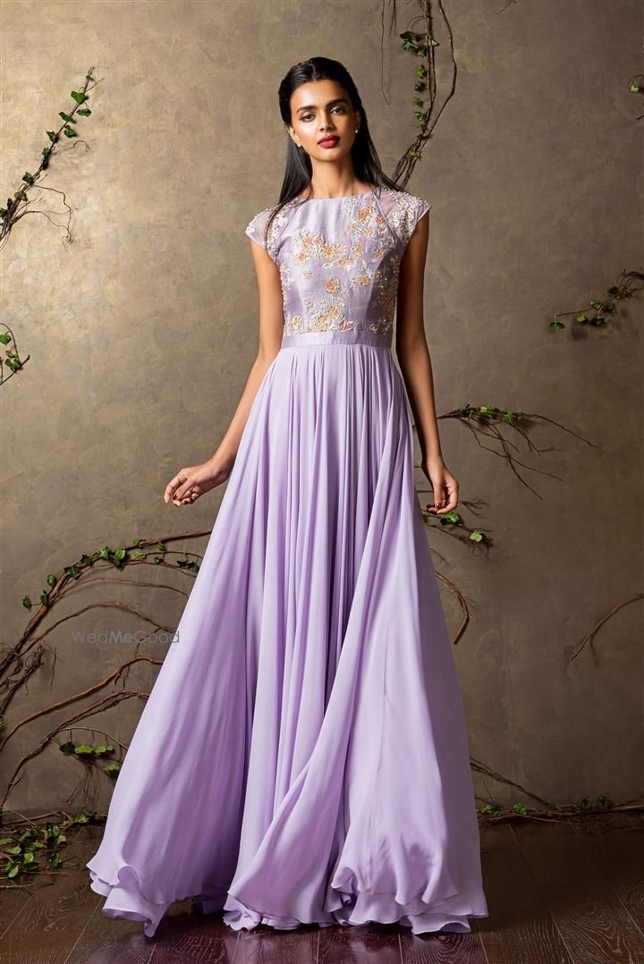 Photo of purple gown