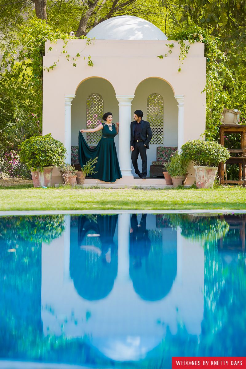 Photo of Water reflection pre wedding shot