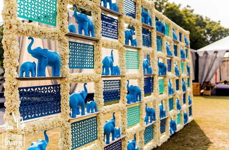 Photo From Blue Pottery Haldi Theme - By Dreamz Wedding Planner