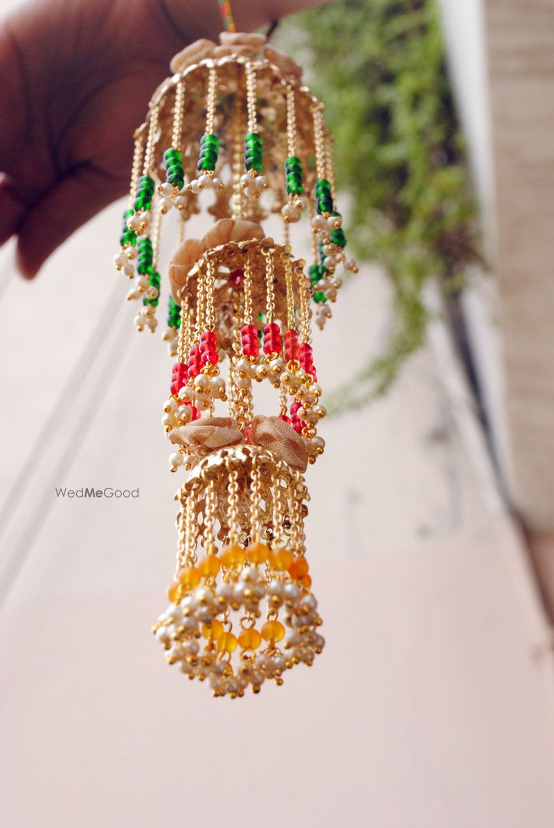 Photo of Unique colourful kaleere for bride