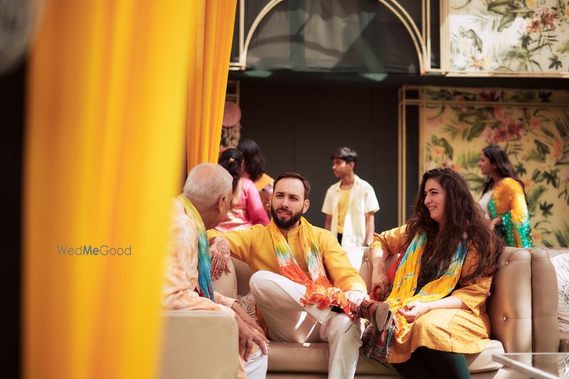 Photo From DEVYANI & MICHAEL | HALDI CEREMONY - By Unscripted Co.