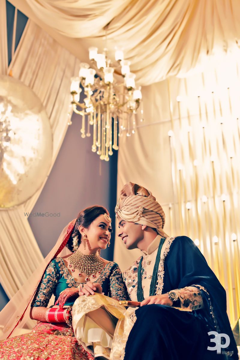 Photo of Romantic post wedding couple shot