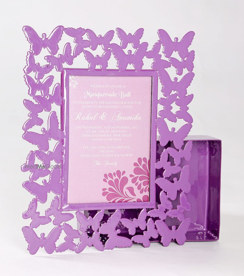Photo of purple card