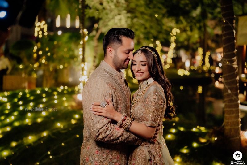 Photo of romantic couple shot
