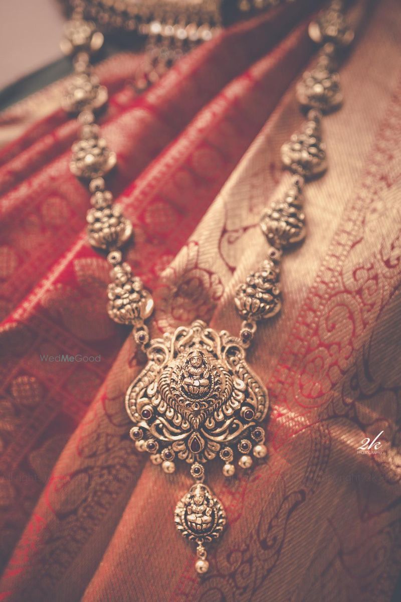 Photo of Gold rani haar temple jewellery