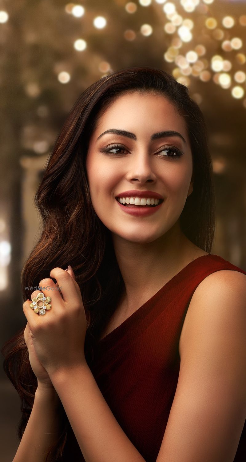 Photo of A subtle nude makeup look perfect for an engagement or cocktail