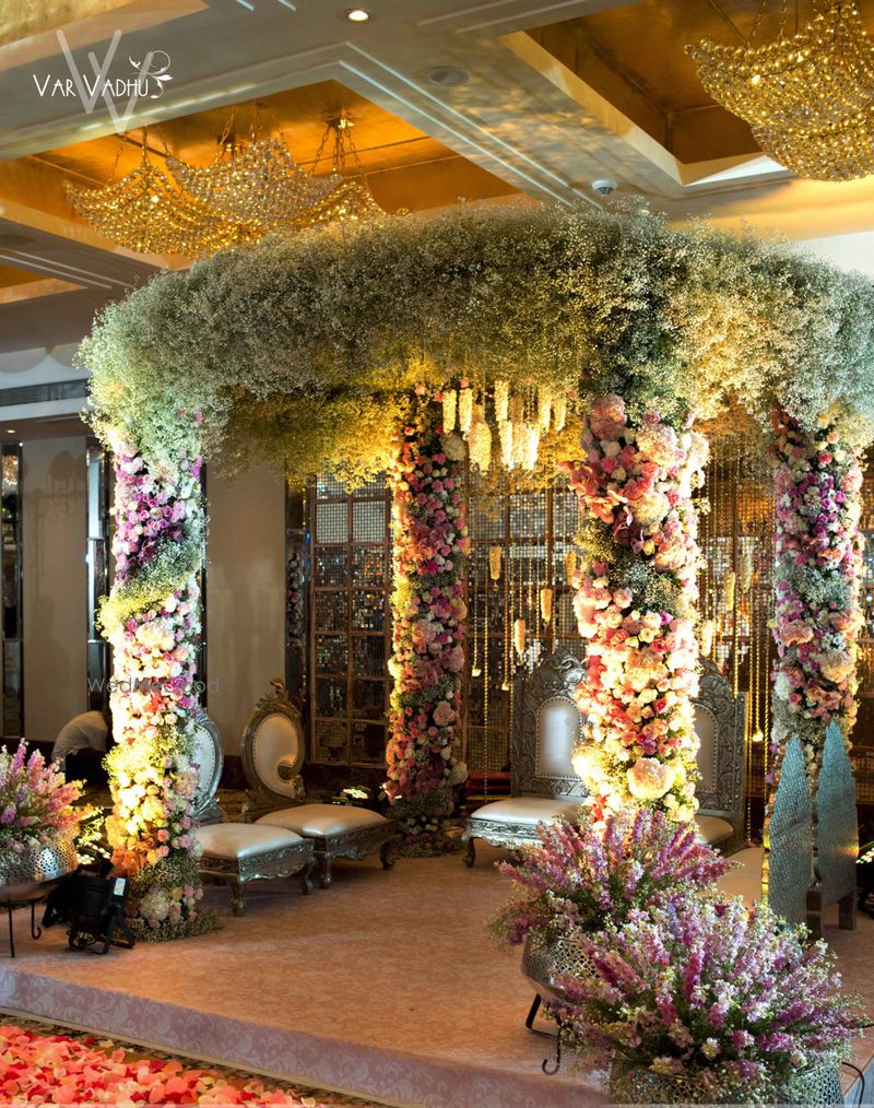 Photo of Floral Mandap Decor