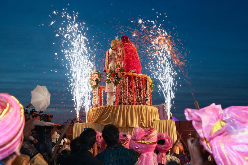 Photo of Unique Var Mala and Fireworks
