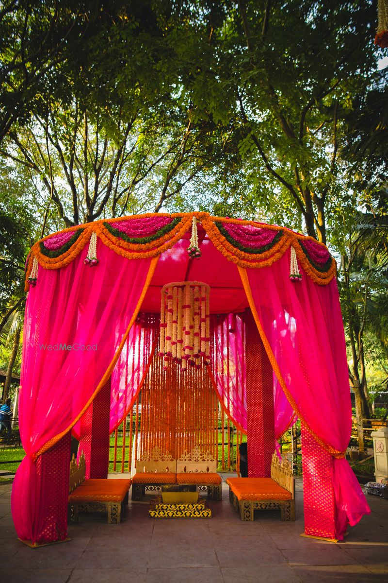 Photo of Unique and colorful mandap decor ideas