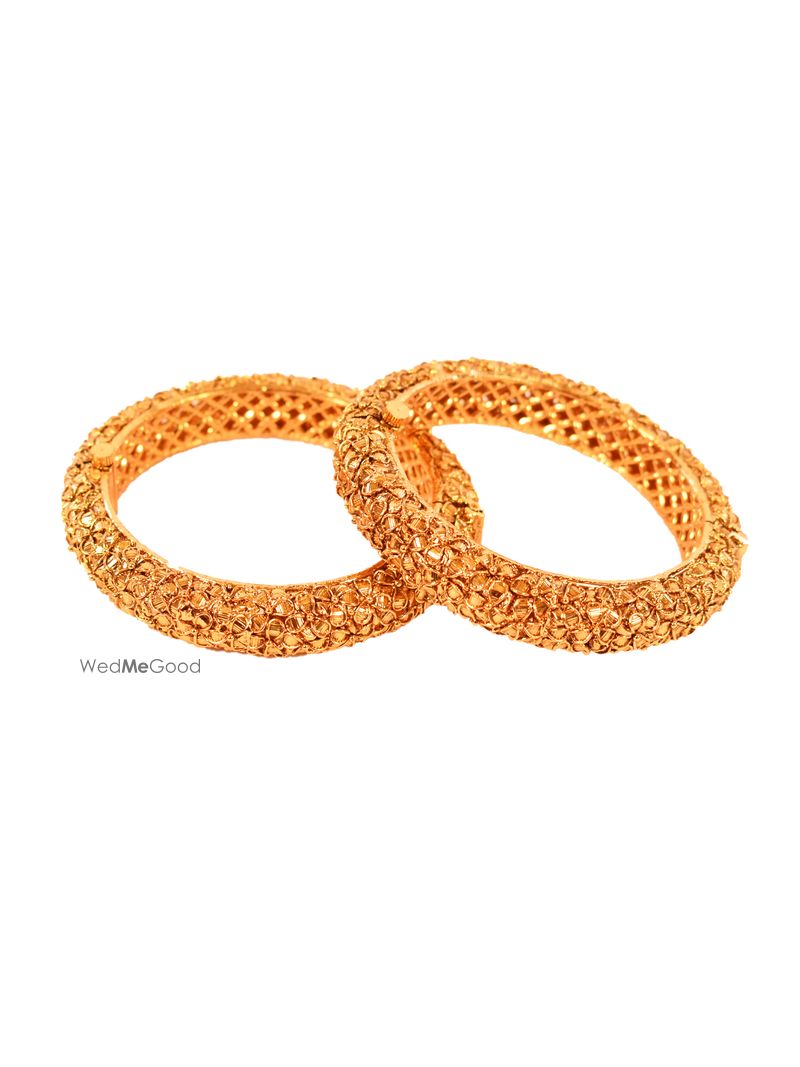Floral pattern bangle set by Our Purple Studio